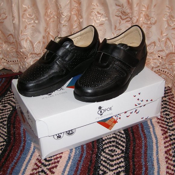 Ortho-Line by Hoopoe | Shoes | New Size 8e Black Ladies Comfort Shoes ...